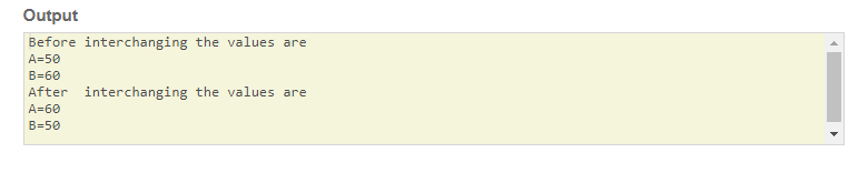 Skillpundit | Interchange contents in two variables In C language