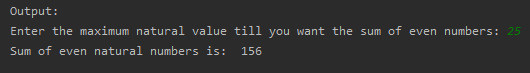 Skillpundit To Find The Sum Of N Even Numbers In Python 